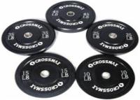 China Eco Fitness Rigs Training Weight Bumper Plates 450 Width 25 Virgin Rubber for sale