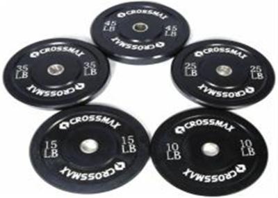 China Eco Fitness Rigs Training Weight Bumper Plates 450 Width 25 Virgin Rubber for sale