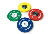 China Eco Fitness Rigs Training Weight Bumper Plates 450 Width 25 Virgin Rubber for sale