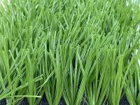 China 6 X 8  6m X 6m Artificial Grass Football Ground S Shape Yarn Light Green Olive Green for sale