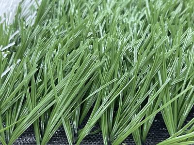China 6 X 8  6m X 6m Artificial Grass Football Ground S Shape Yarn Light Green Olive Green for sale