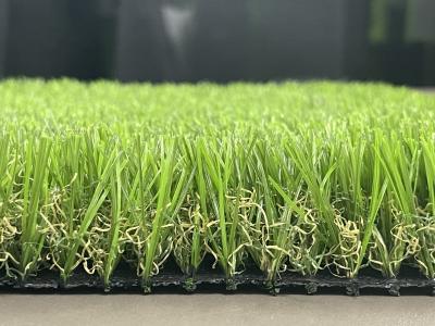 China 10000D M Shape 40mm Pile Artificial Grass Summer Looking  Four Color for sale