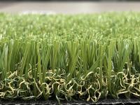 China 12000D 3m By 3m 35mm Artificial Grass Tiles Outdoor Fibrillate Yarn 6 Straight 8 Curly for sale