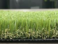 China 12000D 3m By 3m 35mm Artificial Grass Tiles Outdoor Fibrillate Yarn 6 Straight 8 Curly for sale