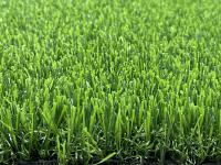China 3 color grass M shape green color turf fibrillate yarn apply to playground,outdoor,graden,fence. for sale