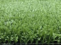 China Short Pile Football Fields Artificial Grass 2.5 M Wide 20 X 20 15000D  Dark Green for sale