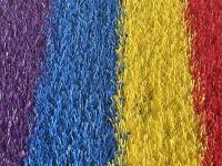 China 25mm Rainbow Coloured Sport Artificial Grass  Synthetic Lawn Turf Amusement Park Childrens for sale