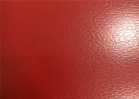 China Red Color 5.5mm Semi Matt Pvc Vinyl Flooring Planks for sale