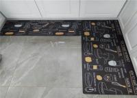 China 4mm L Shaped Modern Vinyl Anti Fatigue Kitchen Mat for sale