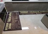 China 4mm L Shaped Modern Vinyl Anti Fatigue Kitchen Mat for sale