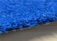 China Navy Blue 25mm 7600d Fields Artificial Grass 65000 High Density for sale