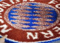 China Basketball Team Logo 20mm Height Circle Artificial Grass For Decoration European Cup for sale