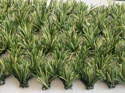 China synthetic grass cooperated with ture grass net shape artificial grass for gardening for sale
