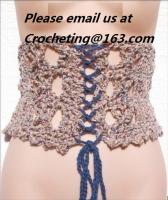 China Women Handmade Crochet Bikini Bottoms Cotton Beach Wear Swimsuit Set S-2XL for sale