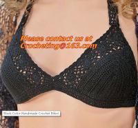 China Handmade Crochet Bikini Briefs Women Cotton Underwear Beach Wear Swimwear for sale