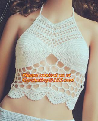 China Handmade Crochet Swimwear Bikini Bottom Women Bathing Suit One Size 75cm Length for sale