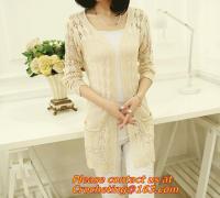 China Women See Through White Short Sleeve Crochet Net Lace Cardigan Free Size Spring Fall Hot Selling for sale