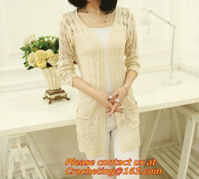 China Women See Through White Short Sleeve Crochet Net Lace Cardigan Free Size Spring Fall Hot Selling for sale