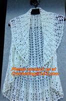 China Women Crochet V Neck Sleeveless Tank Top Summer Sweater Size S-XL Custom Color OEM for sale