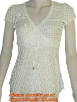 China Women Handmade Crochet Knitted Sweater Vest Sleeveless Summer Top S-XL Custom Color OEM for sale