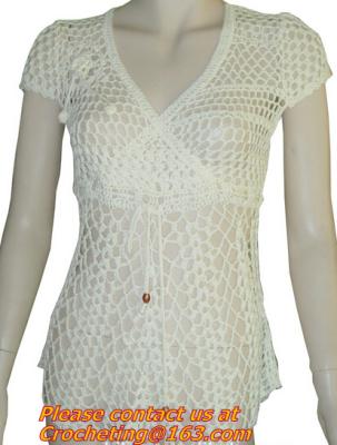China Women Handmade Crochet Knitted Sweater Vest Sleeveless Summer Top S-XL Custom Color OEM for sale