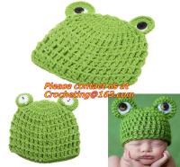China Newborn Baby Turtle Knit Crochet Hat Beanie Outfit Photo Props 44cm for sale