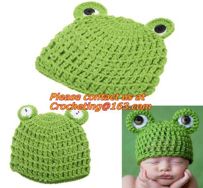 China Newborn Baby Turtle Knit Crochet Hat Beanie Outfit Photo Props 44cm for sale