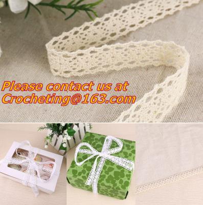 China Cotton Crochet Lace Trim with Pom Poms 200cm x 8cm White for Costume Sewing for sale
