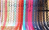 China Cotton Crochet Lace Ribbon 1.0cm Wide 20 Yards White Wedding Sewing Trim for sale