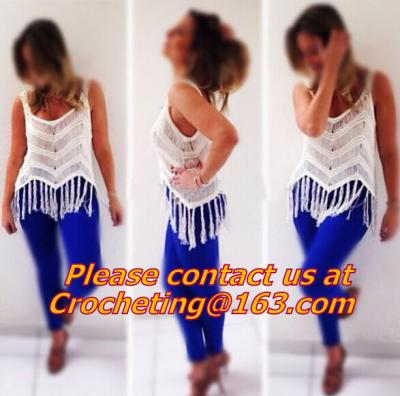 China Women Crochet Lace Crop Top Deep V Neck Halter Spaghetti Strap Tank Tops Bohemian Style for sale
