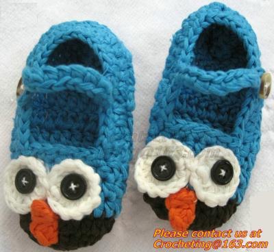 China Handmade Baby Crochet Sandal Thongs Slippers Newborn Infant Toddler Prewalker Kids Cotton Yarn 8-12cm for sale