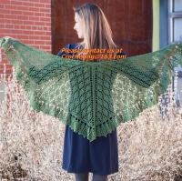 China Hand Crochet Knitted Shawl for Women 100% Cotton Eco-Friendly Poncho S M L for sale