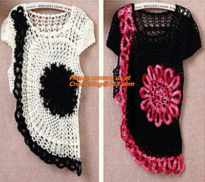 China Women Crocheted Cotton Linen Vest Hollow Out Tassel Spring Summer Fashion Pullover for sale
