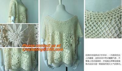 China Handmade Crochet Hollow Out Beach Dress Cover Up for Women Summer Knit Robe Sundress for sale