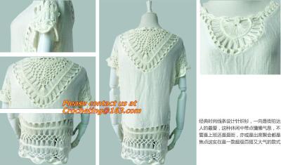 China Crochet Bikini Beach Cover Up Smock Mini Hollow Knit Swimsuit Tassel Fashion for sale