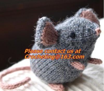 China Handmade Pure Color Crochet Stuffed Toy Doll 30cm Soft Knitting Plush for Kids Gift for sale