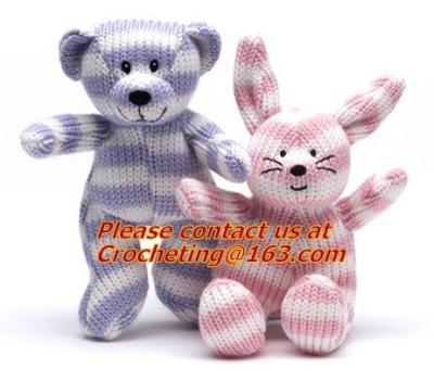 China Custom Crochet Plush Toys Monkey Panda Minion Cotton Yarn Handmade Stuffed Animals 20cm for sale