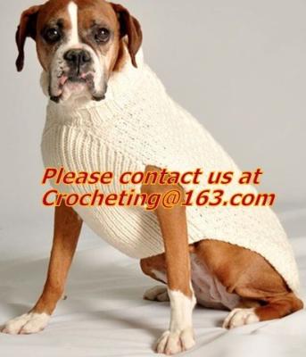 China Unisex 100% Cashmere Dog Sweater Winter Pet Clothing 9GG Jacquard Turtle Neck for sale