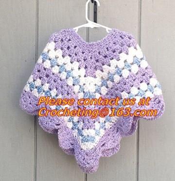 China Hand Crochet Women Poncho 100% Cotton Eco-Friendly Anti-Pilling Spring Summer Autumn for sale