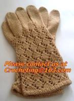 China Wholesale Cotton Knitted Gloves Acrylic Fashion New Style 16x9 cm 7 Colors for sale