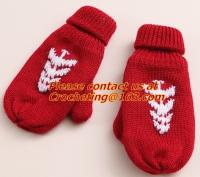 China Hand Crochet Knitted Fingerless Gloves for Women Acrylic 16x9 cm 7 Colors for sale