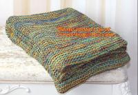 China Wholesale Handmade Crochet Knitted Blanket Queen Size 100% Milk Cotton Acrylic Yarn for sale