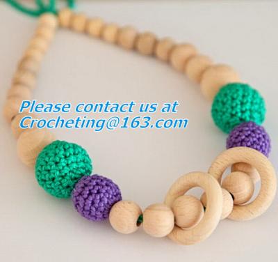 China Handmade Crochet Flower Pendant Necklace Wool Eco Friendly 100 Piece MOQ for sale
