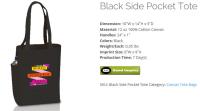 China 100% Cotton Canvas Shopping Tote Bag 5x6 inch Custom Logo Eco Friendly Promotional Tote for sale