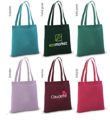 China Custom 100% Natural Cotton Tote Bag 5x6 inch Eco Friendly Shopping Bag with Logo for sale