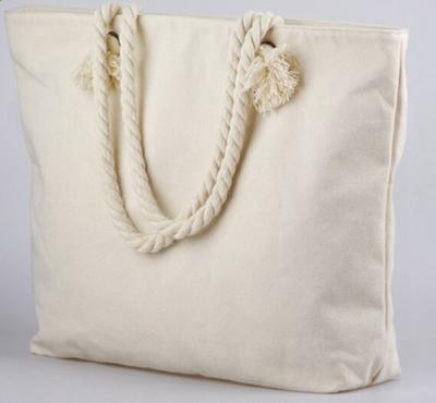China 100% Cotton Canvas Tote Bag Eco Friendly Shopping Bag Custom Logo 4oz to 20oz for sale