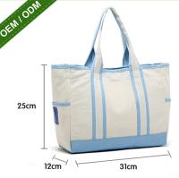 China Custom 100% Cotton Canvas Tote Bag Eco Friendly Shopping Bag 4oz to 20oz for sale