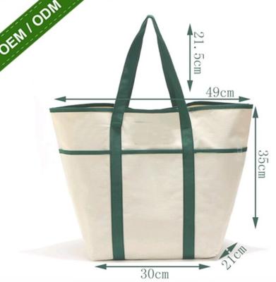 China Custom 100% Cotton Canvas Tote Bag Eco Friendly Shopping Bag with Logo 4oz to 20oz for sale