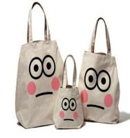 China Custom 100% Cotton Canvas Promotional Tote Bag with Snap Closure Foldable Shopping Bag 4-20oz for sale