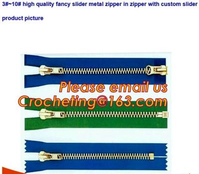 China No 5 Rose Gold Open End Nylon Zipper for Garment Duvet Cover 3-10 Size Custom for sale